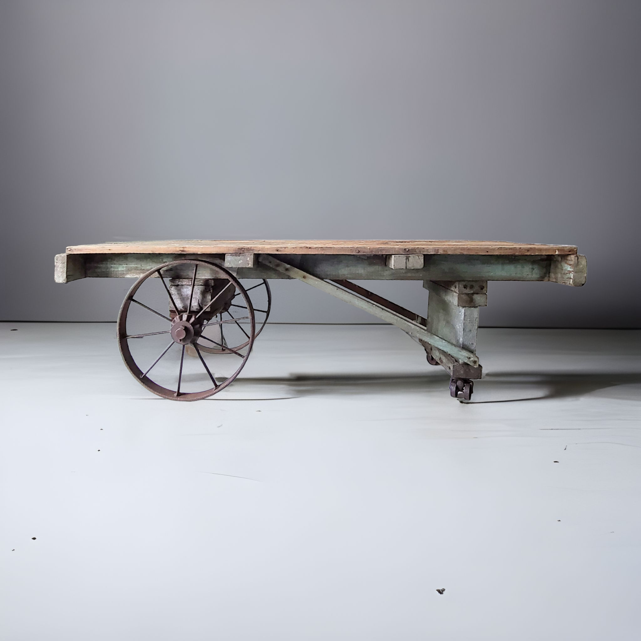 Antique Train Station Baggage Cart – Richard Romberg Antiques